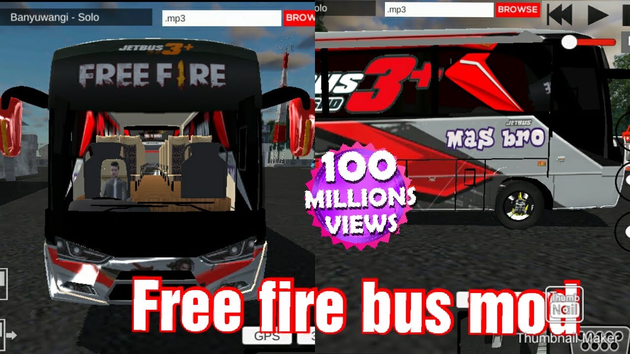 Free Fire Game bus Livery | Volvo B11R bus mod Bussid Livery | IDBS bus ...