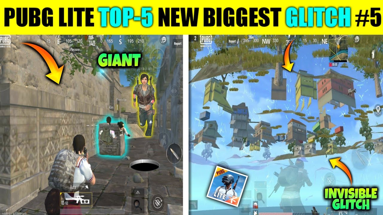 Pubg Lite Top-5 New Glitch | Pubg Lite Glitch | Pubg Lite Tricks | Pubg ...