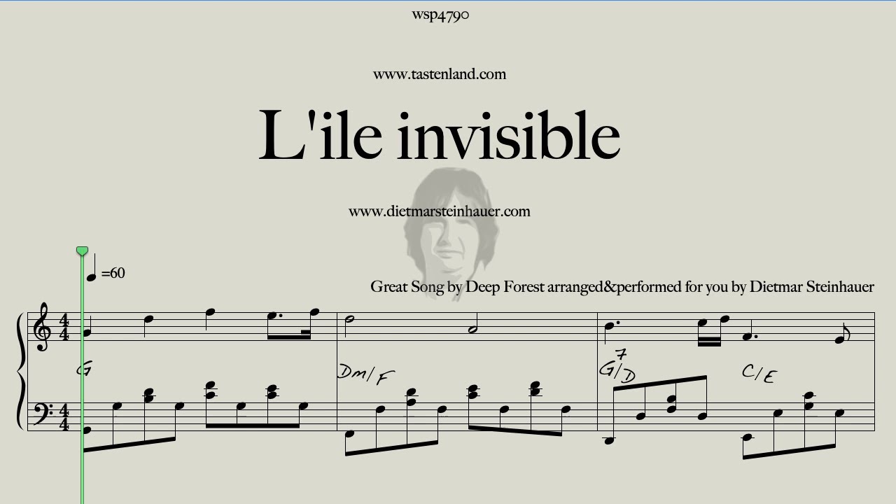 L'Ile Invisible Easy Piano - Deep Forest - YouTube