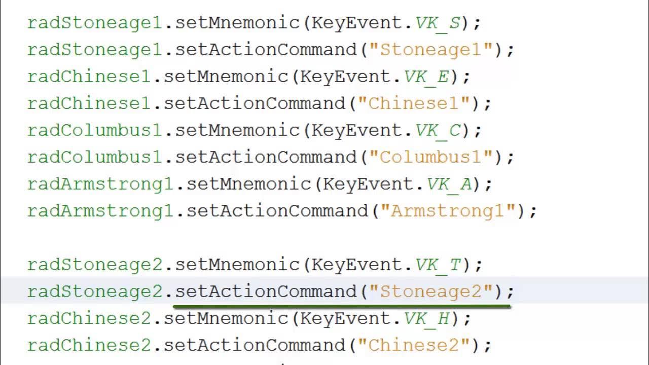Java - RadioButtons 2 - YouTube