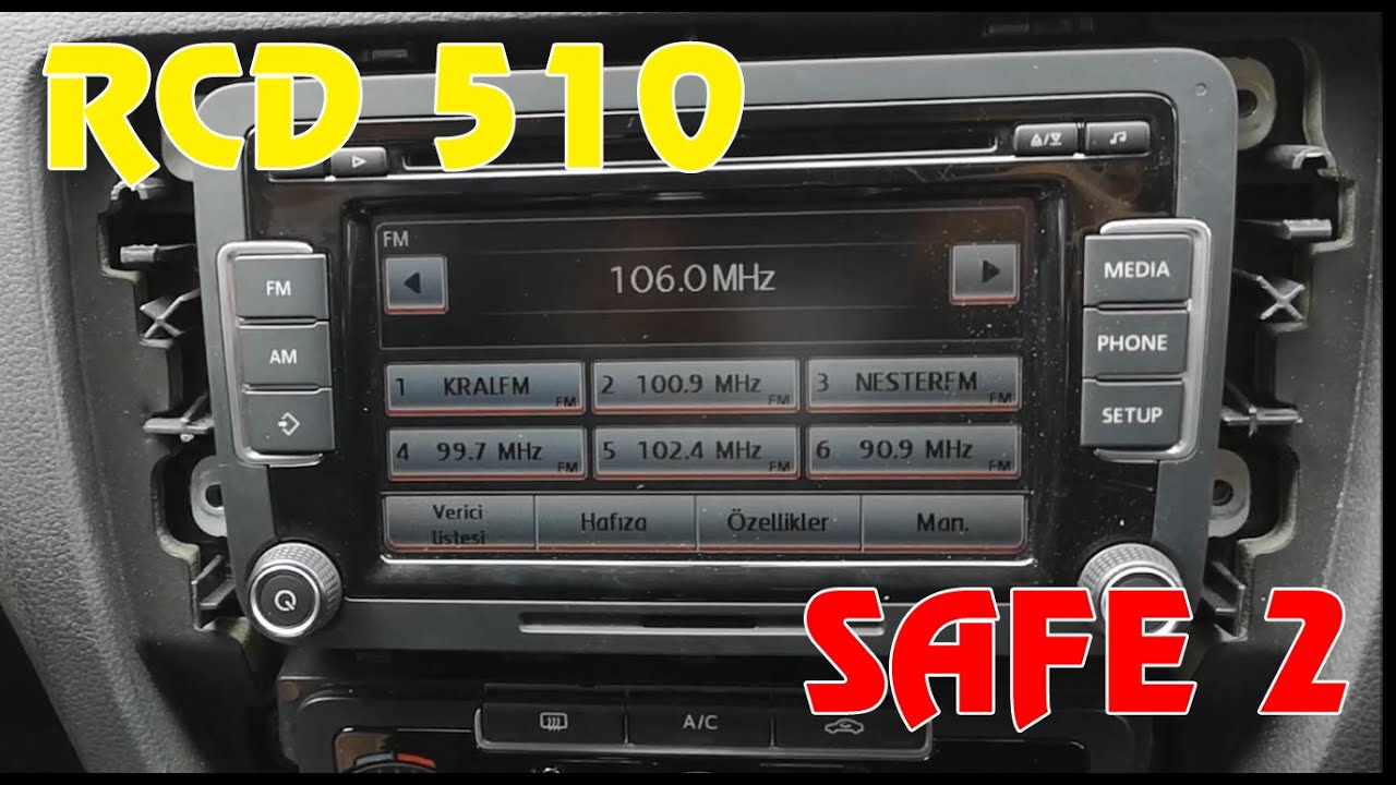 RCD 510 KOD NASIL GİRİLİR ? - YouTube