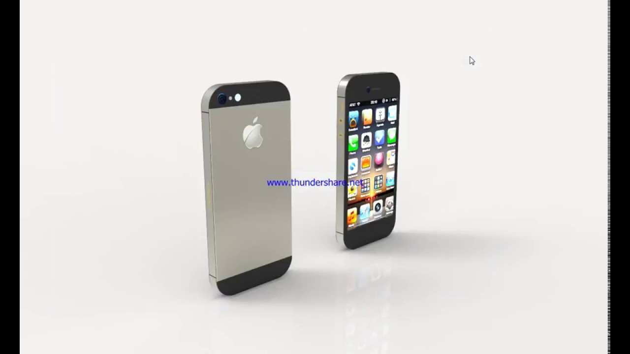 iphone rendering using keyshot - YouTube