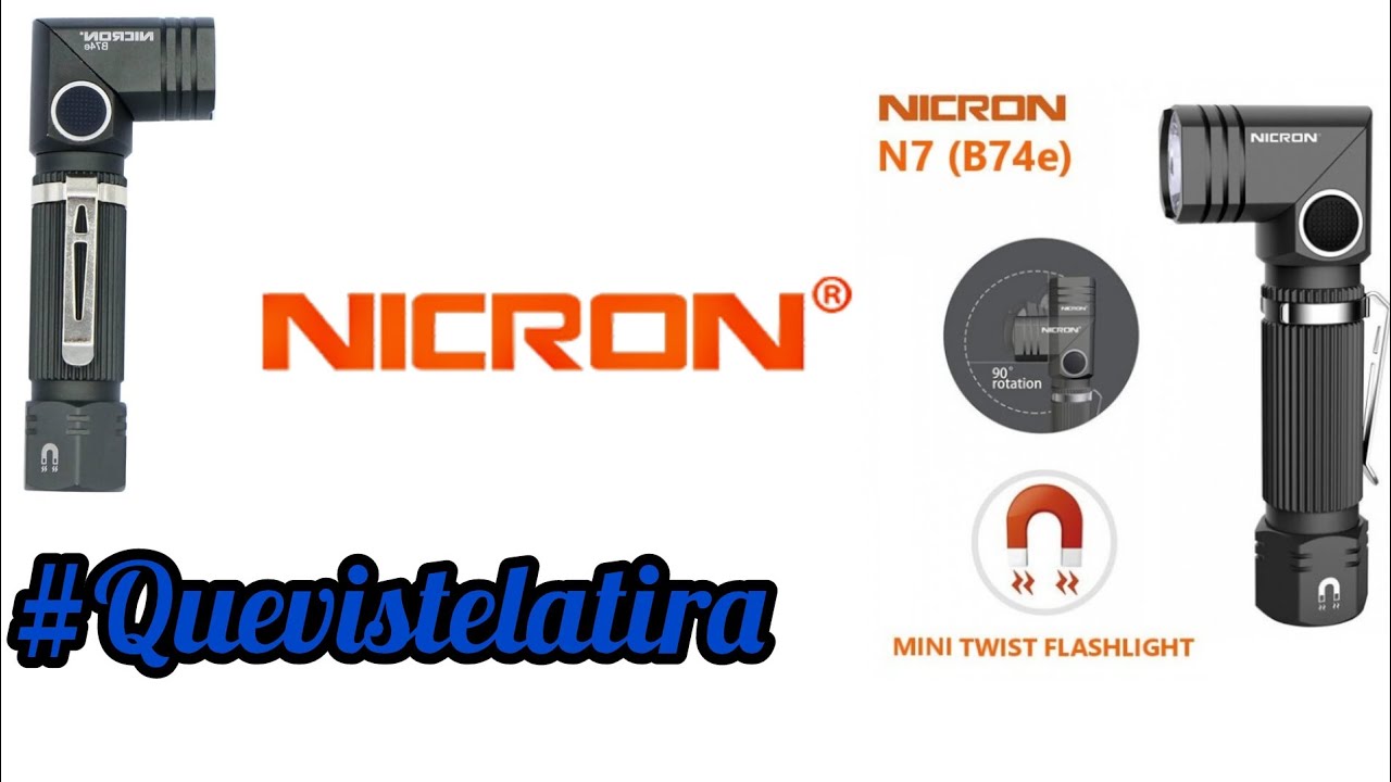 Lámpara Nicron B74e review esp #quevistelatira - YouTube