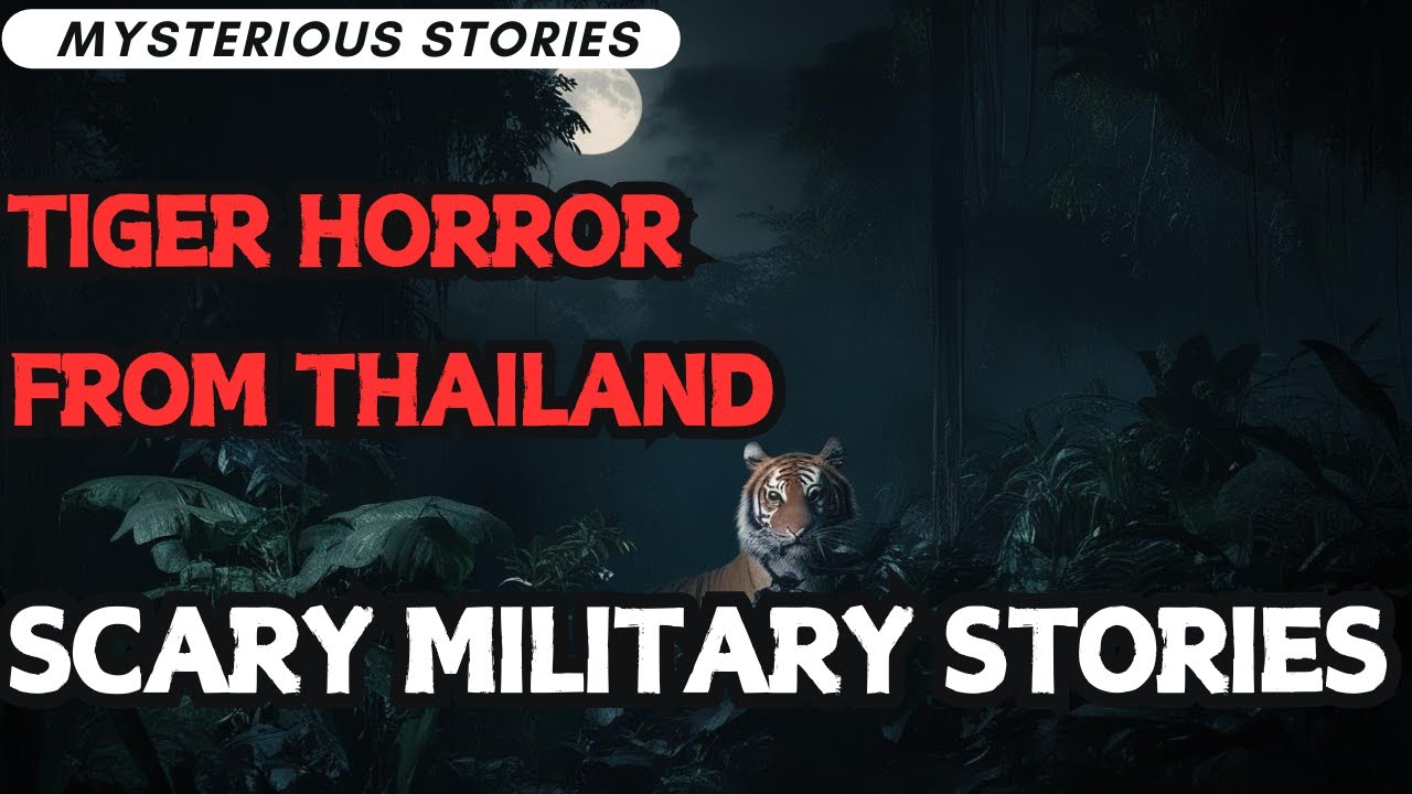 Tiger Horror from Thailand With Rain Sounds | Chilling Military Ghost ...
