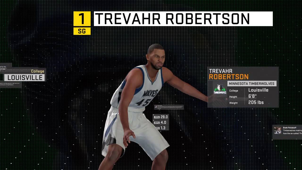 NBA 2k16 My Player Drafted #1 Overall Pick - YouTube
