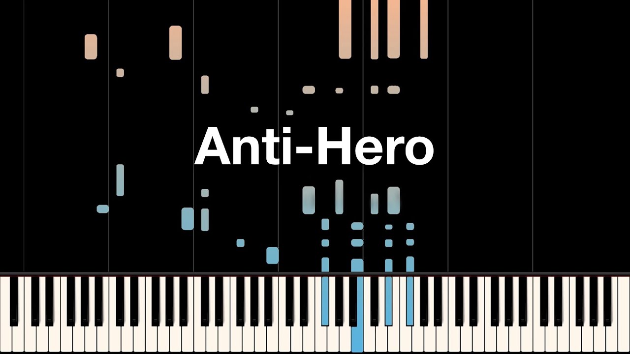 Taylor Swift - Anti-Hero | Piano Cover (Synthesia Tutorial) - YouTube