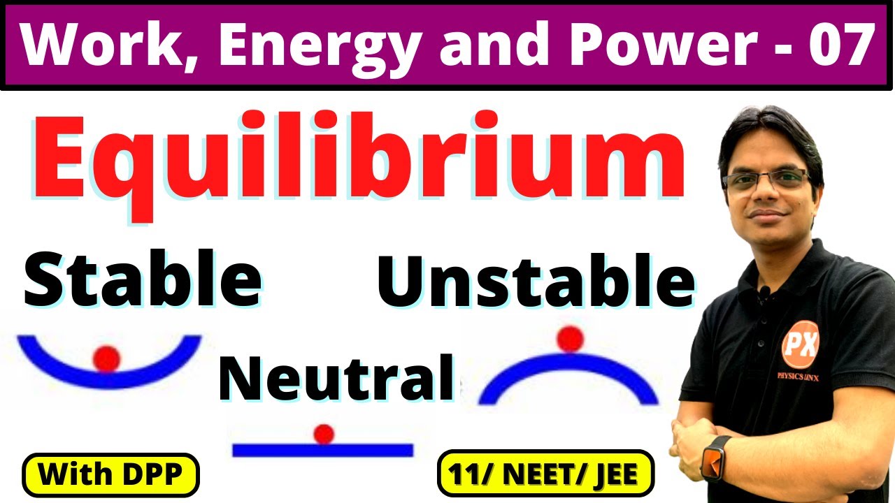 Work, Energy and Power Class 11 Physics Ch-6 | L-7 | Equilibrium ...
