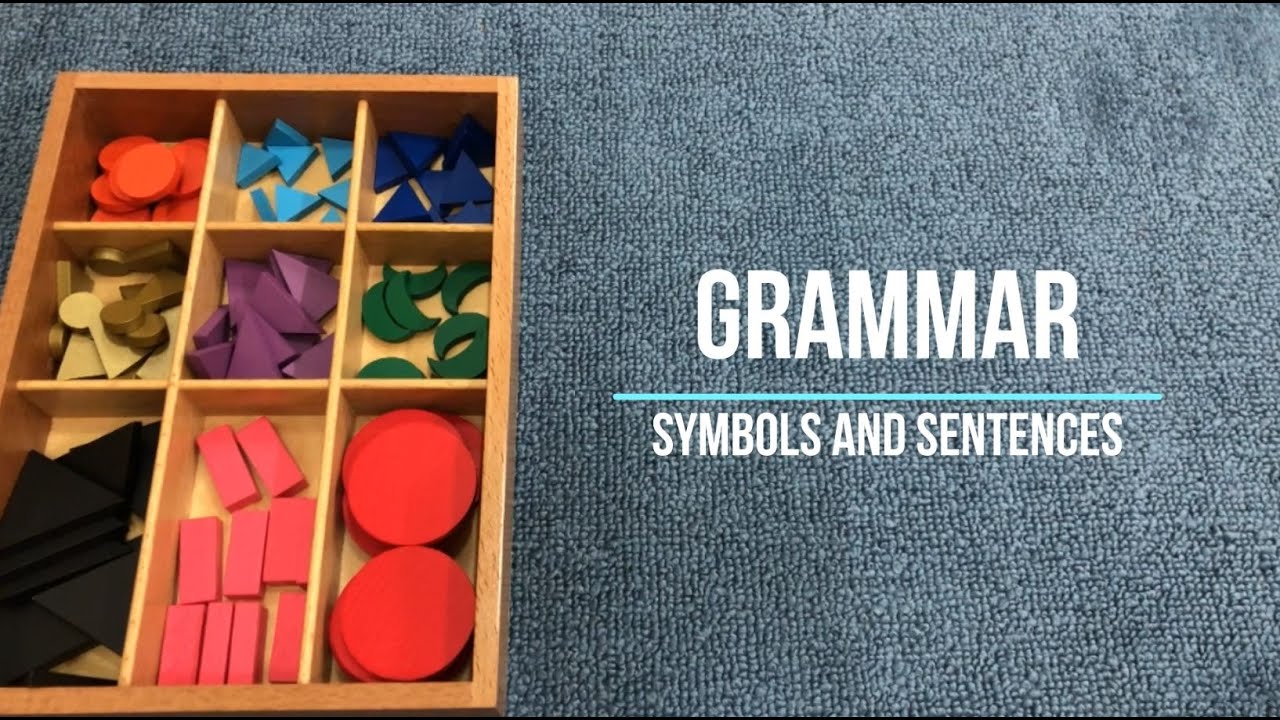 [VMI] Lan - Grammar : Symbols & Sentences - Montessori - YouTube
