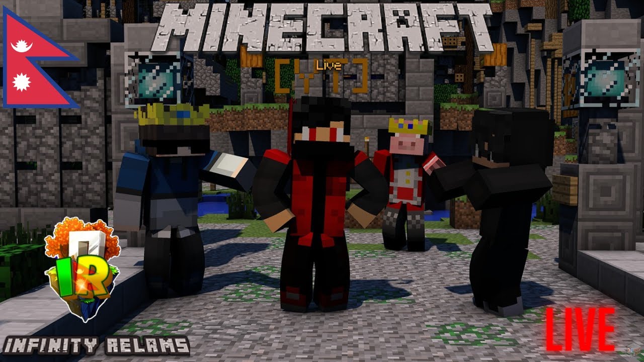 🙏Minecraft Chill Live Stream | Infinity Relams S-3 | Nepali Minecraft ...