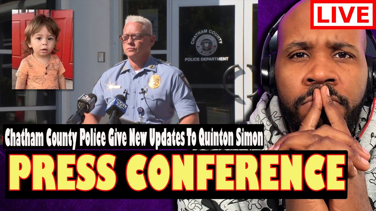 NEW UPDATE! Quinton Simon Chatham County Police Press Conference - YouTube