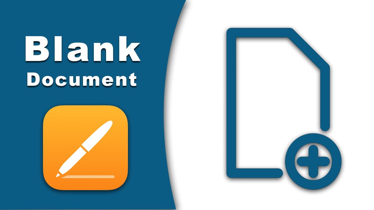 how to open a blank document in apple pages - YouTube