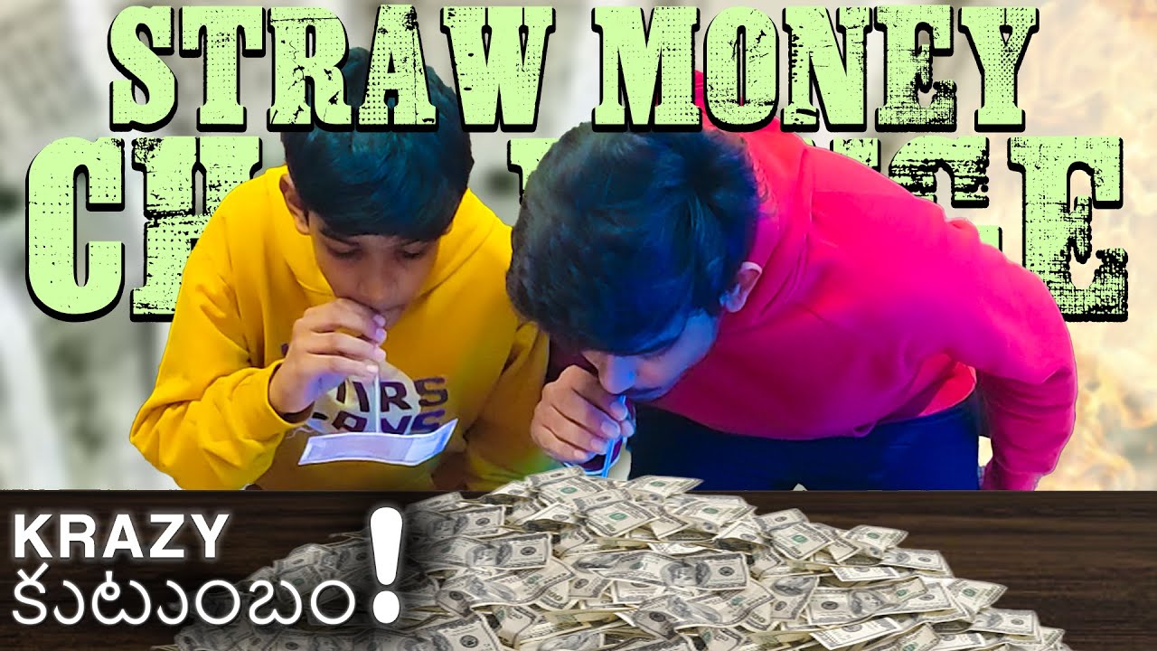 Pick The Money With Straw Challenge | Who Wins The Straw Challenge ...