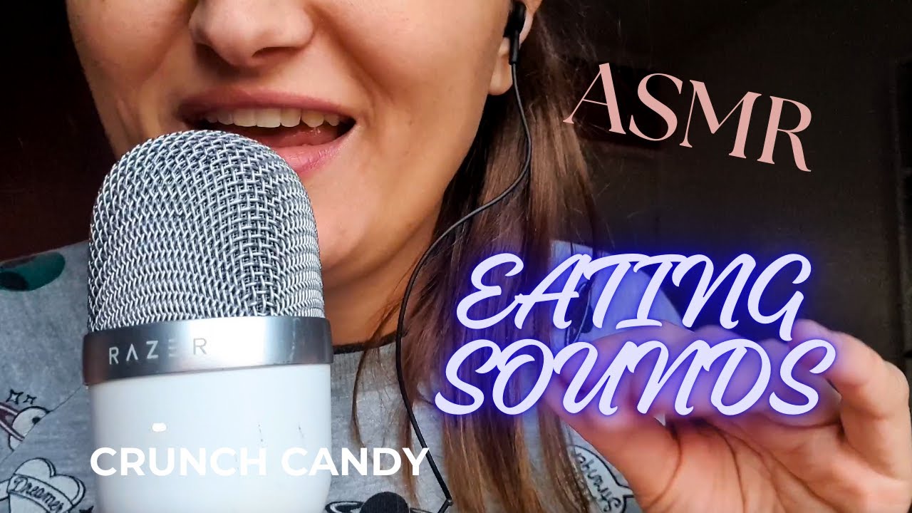 CRUNCH EATING SOUNDS and WHISPER Rambling ASMR - YouTube