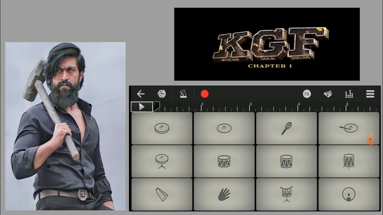 | how to play KGF bgm in walk band || KGF BGM | - YouTube