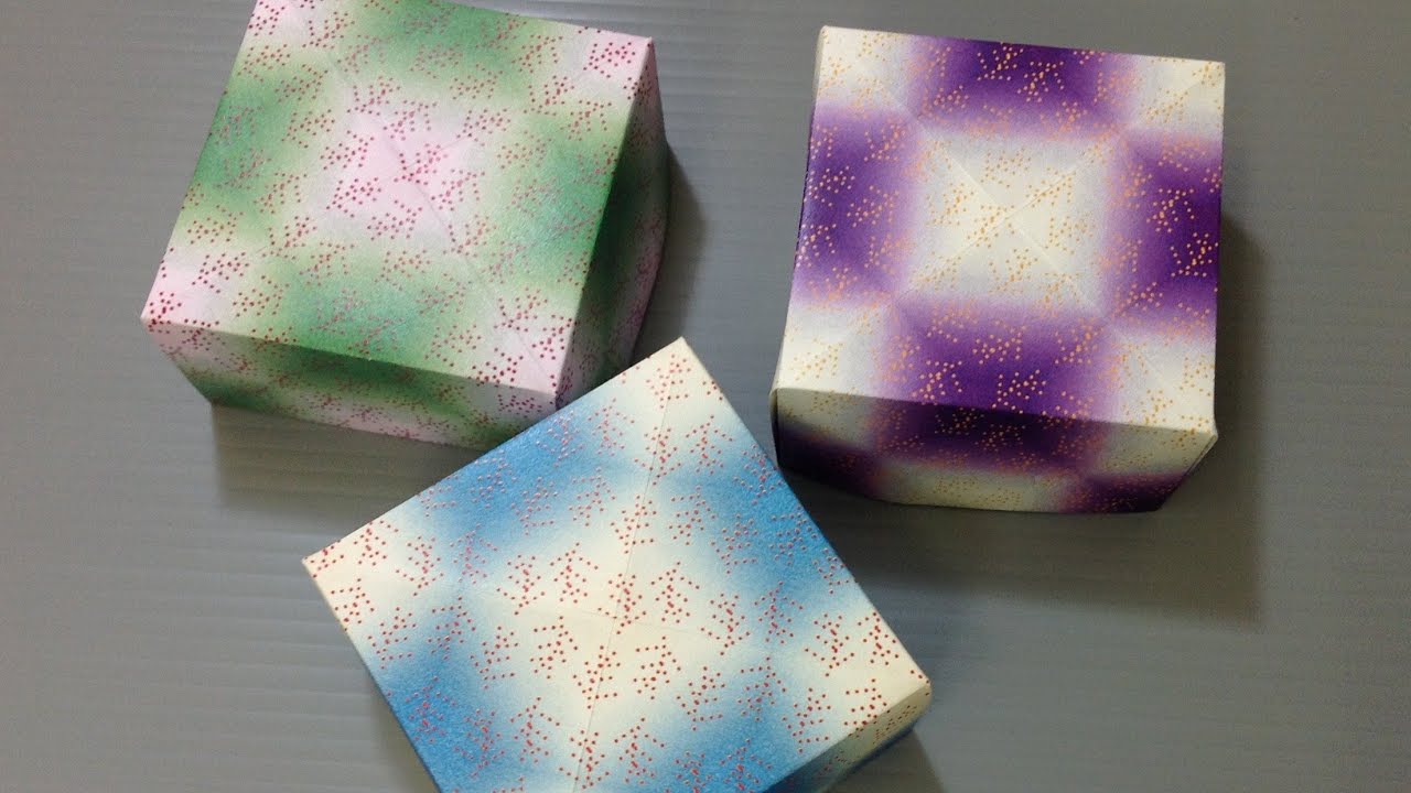 Print Your Own Dotted Twigs Origami Paper - YouTube