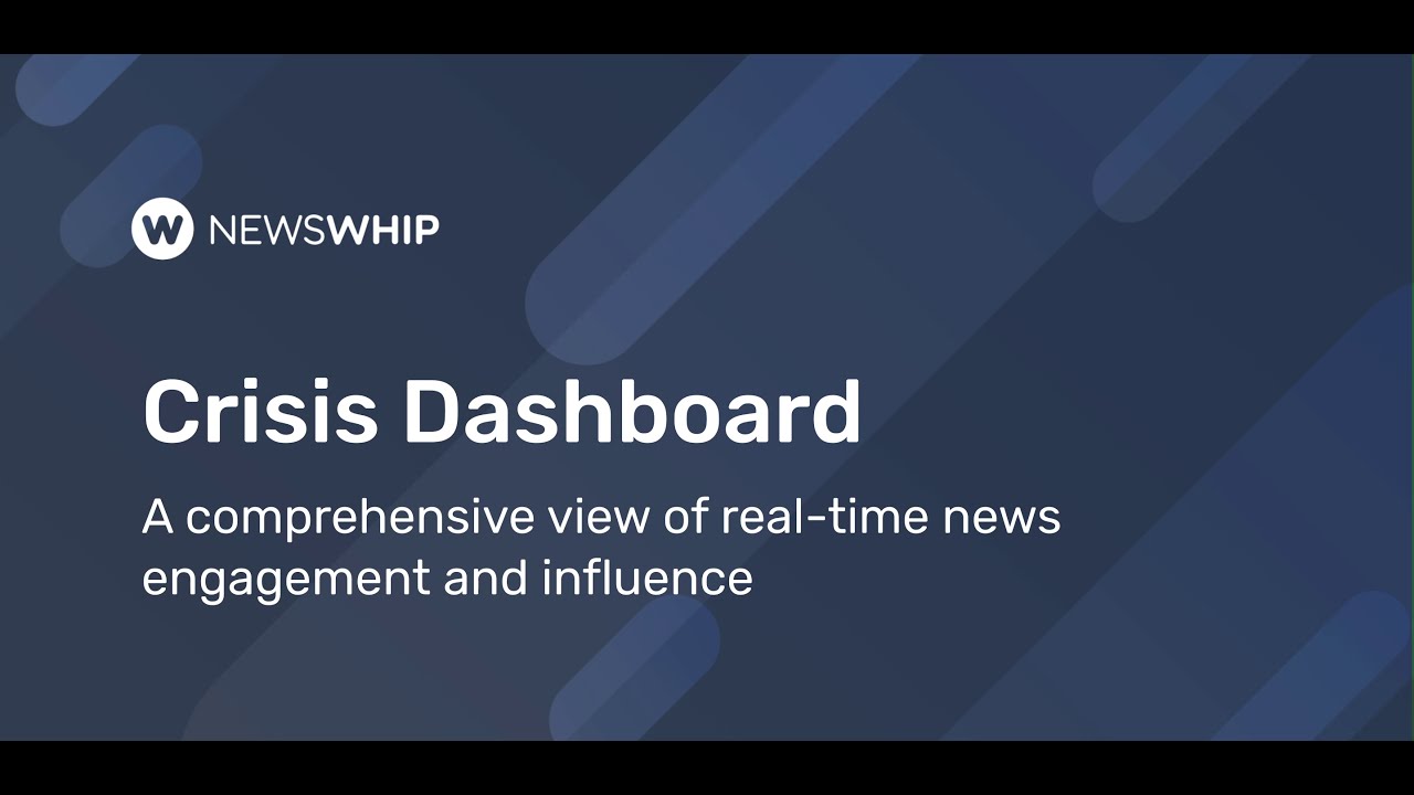 Crisis Dashboard for Better Crisis Management - YouTube