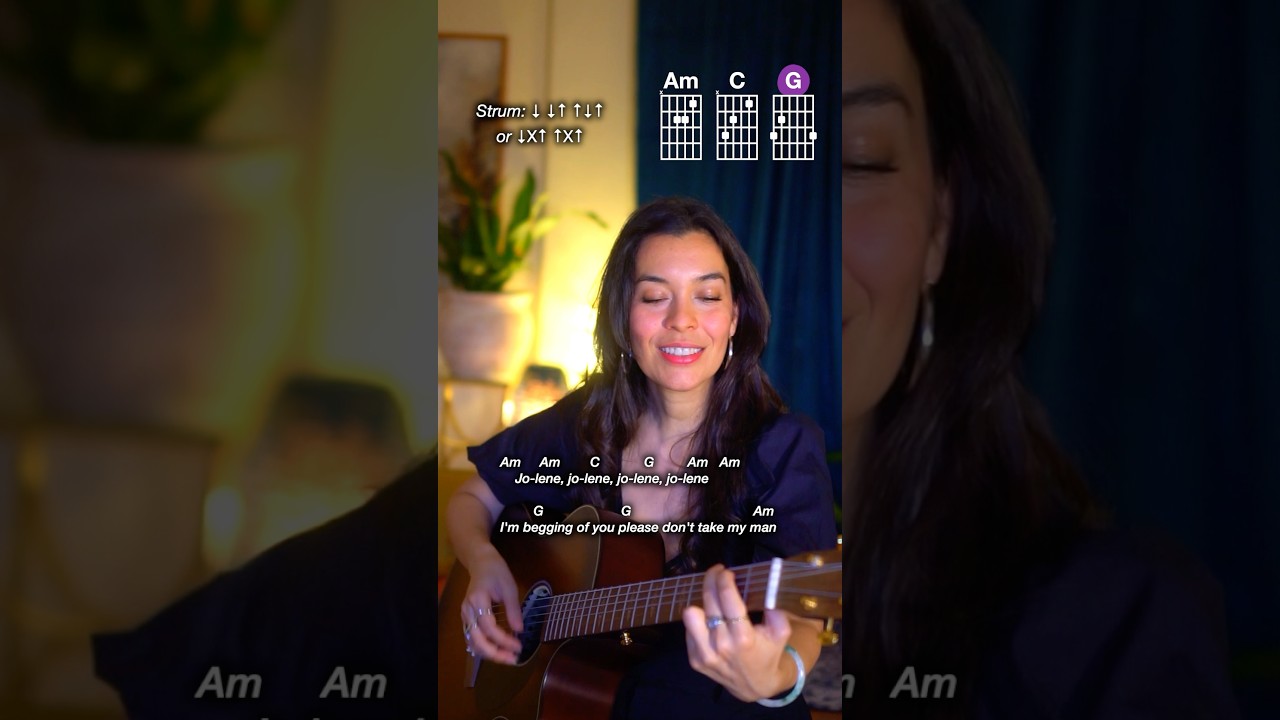 Jolene by Dolly Parton EASY Guitar Tutorial #GuitarLessons - YouTube