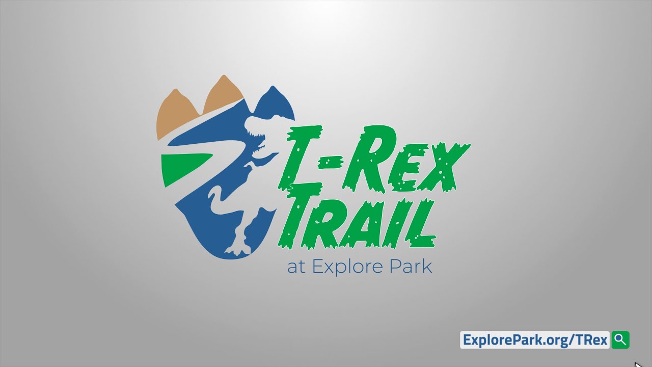 T-Rex Trail at Explore Park - YouTube