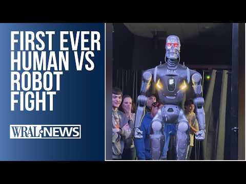 Human vs Robot in MMA fight