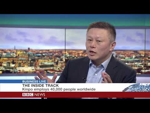 New Kinpo Group's CEO was interviewed on BBC Inside Track - YouTube
