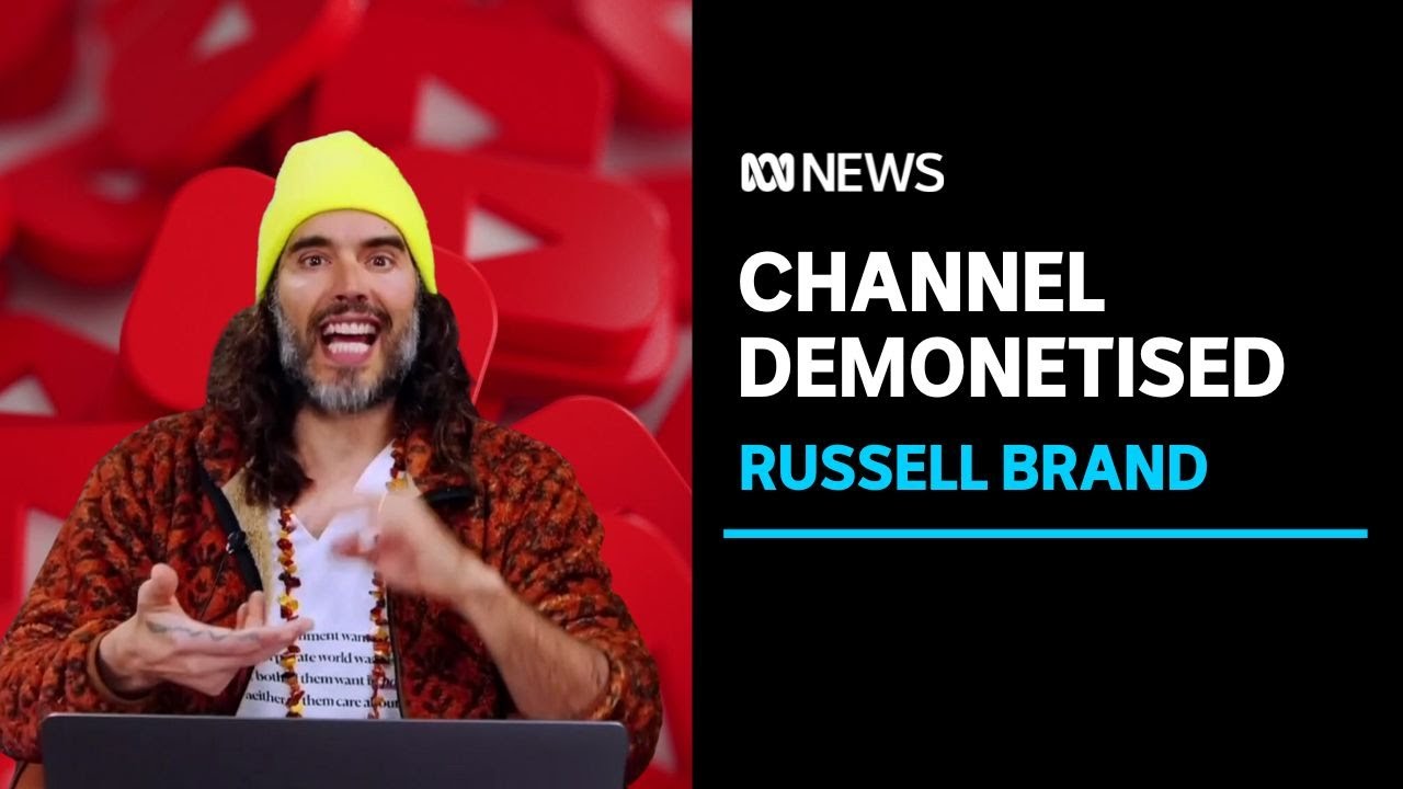 YouTube suspends Russell Brand's account from making money | ABC News ...