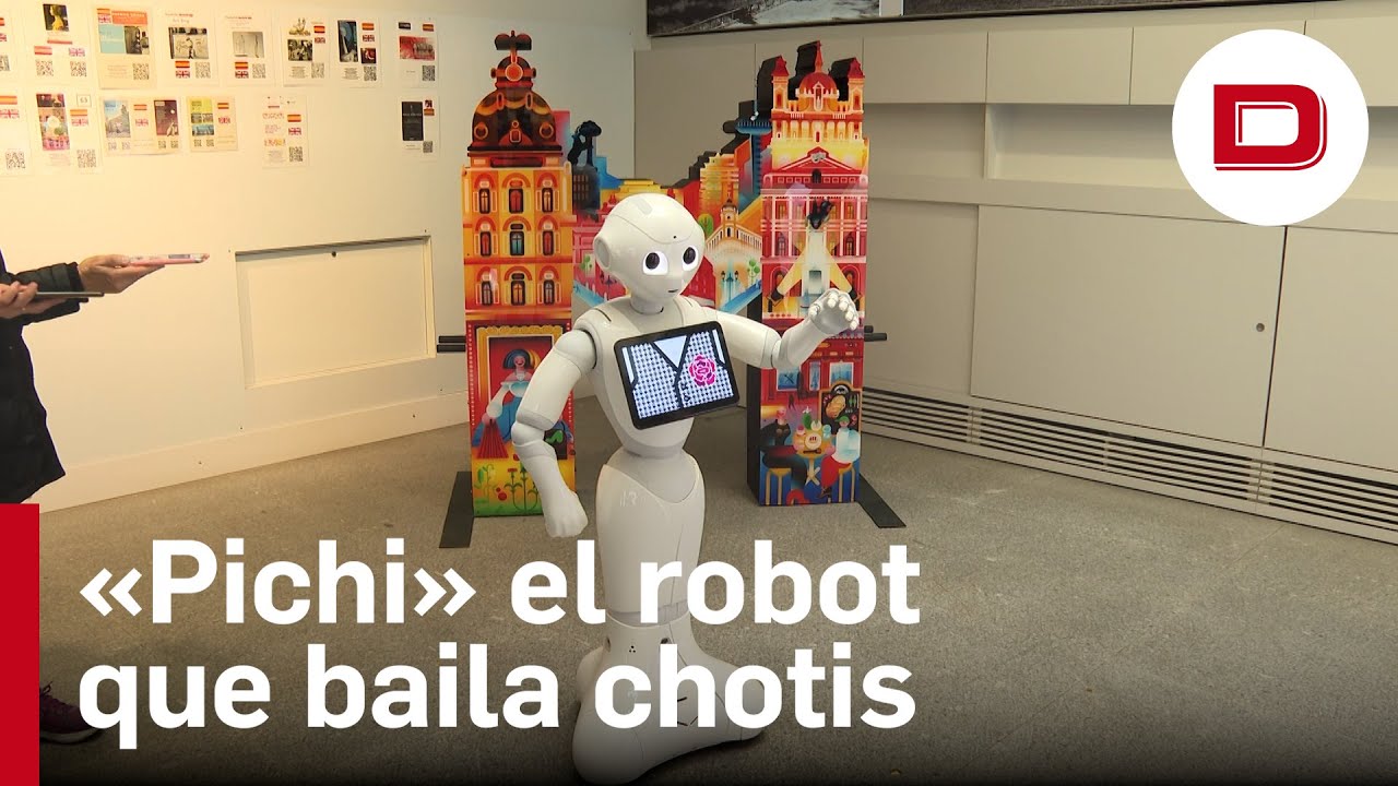 Así es 'Pichi' el robot madrileño que baila chotis - YouTube