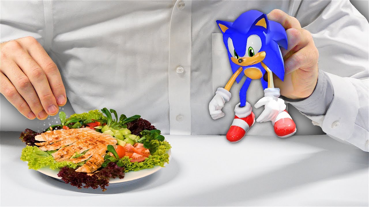 Keeping Sonic Alive While Cooking Sonic Food - YouTube