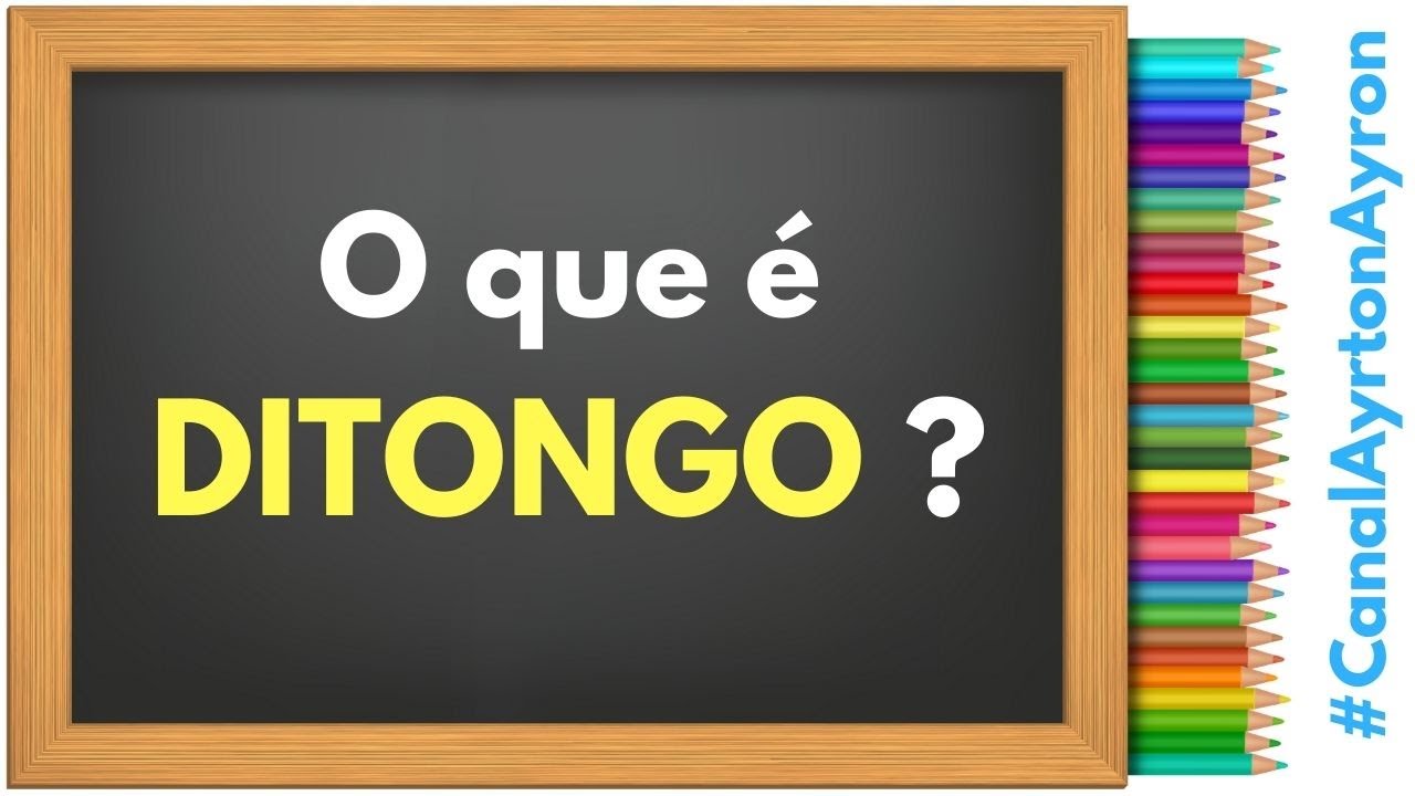 O que é DITONGO ? - YouTube