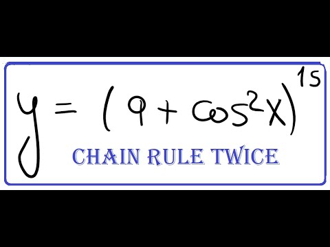 Chain Rule TWICE - YouTube