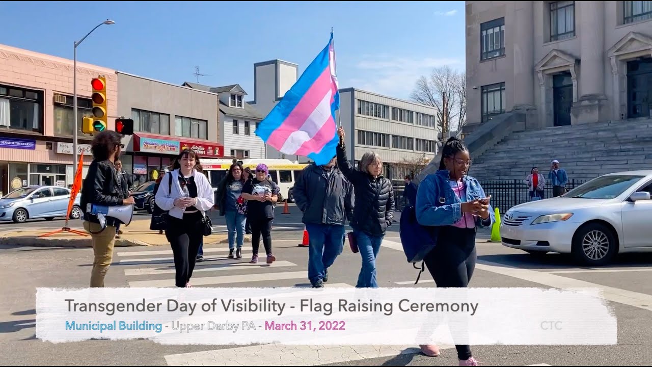 Transgender Day of Visibility - Flag Raising Ceremony - YouTube