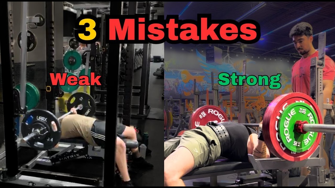 Avoid These 3 Bench Press Mistakes or Stay Weak Forever - YouTube