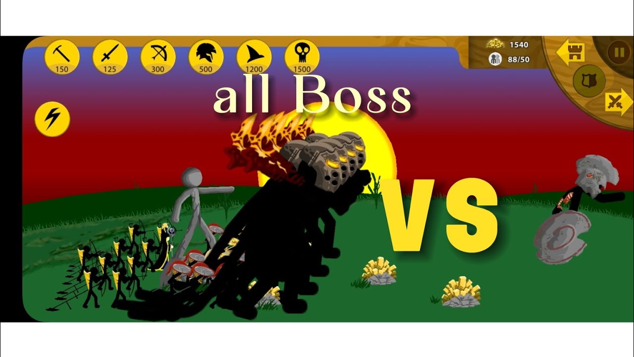 all Boss || stick war legacy || all Boss vs || stick war legacy griffon ...