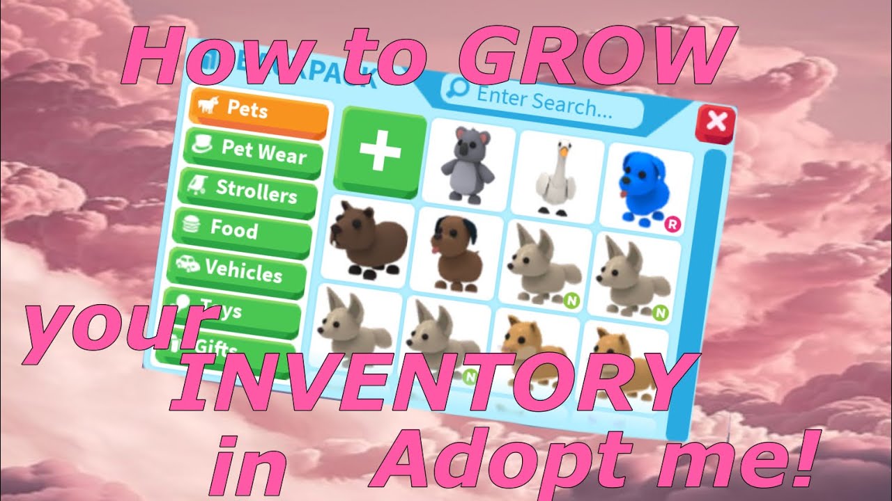 How to GROW your INVENTORY in Adopt Me! - YouTube