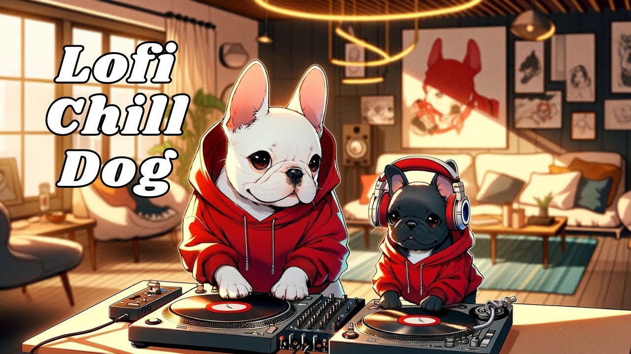 lofi dog Hip Hop Mix for Focus Study & Work Beats: DJ French Bulldog's ...