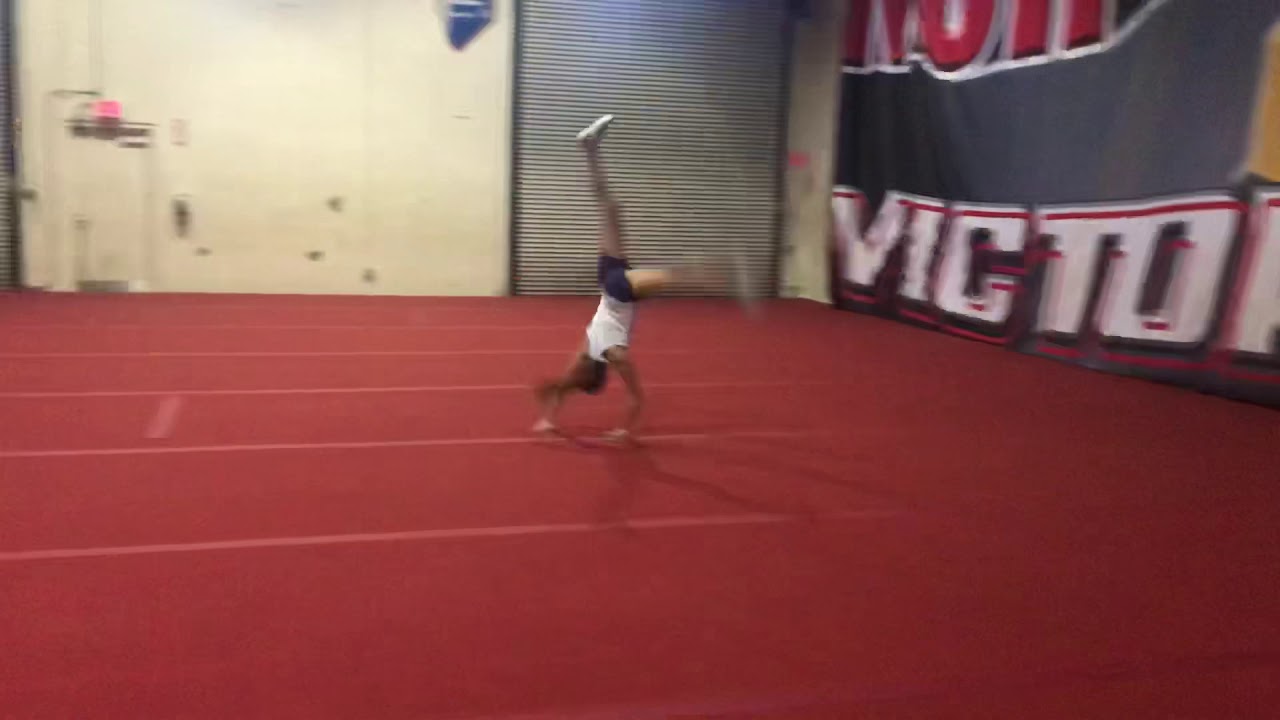 Running Arabian, roundoff, back handspring, full - YouTube