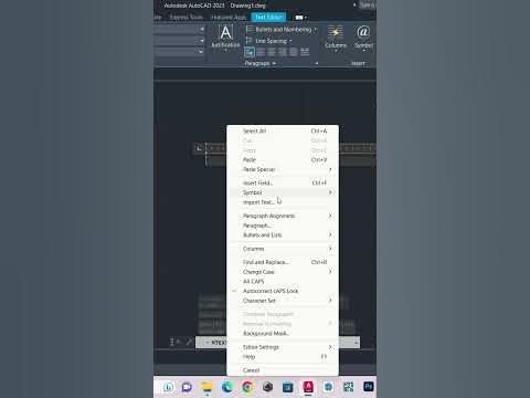 AutoCAD Tutorial: How to Import Text using MTEXT Command for Efficient Drafting - YouTube