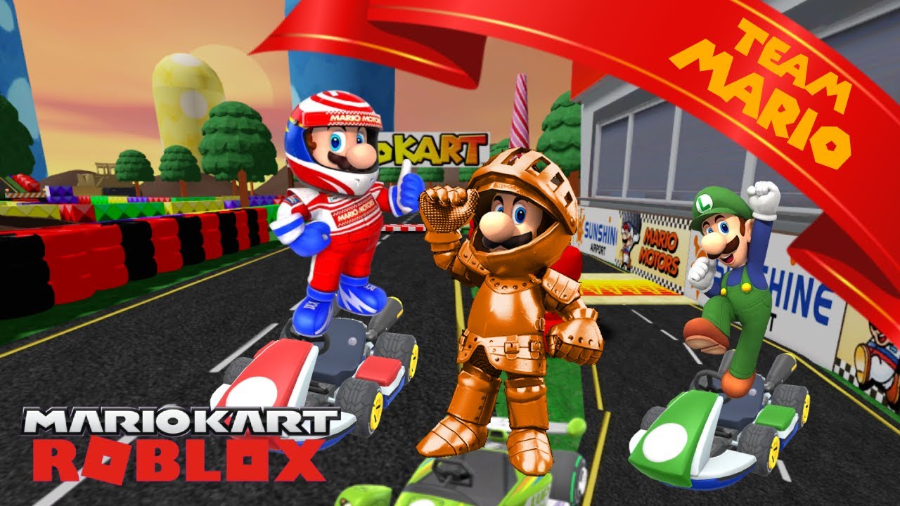 Mario Kart Roblox - Team Mario Week Trailer! - YouTube