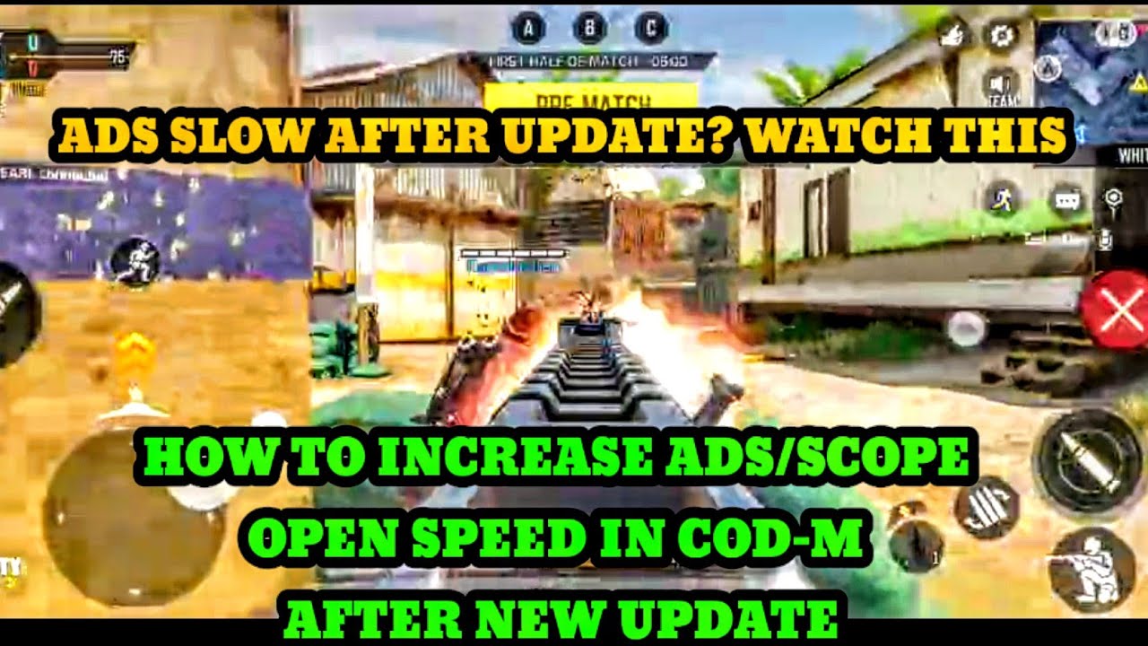 Increase ADS/SCOPE SPEED IN COD-Mobile AFTER NEW UPDATE - YouTube
