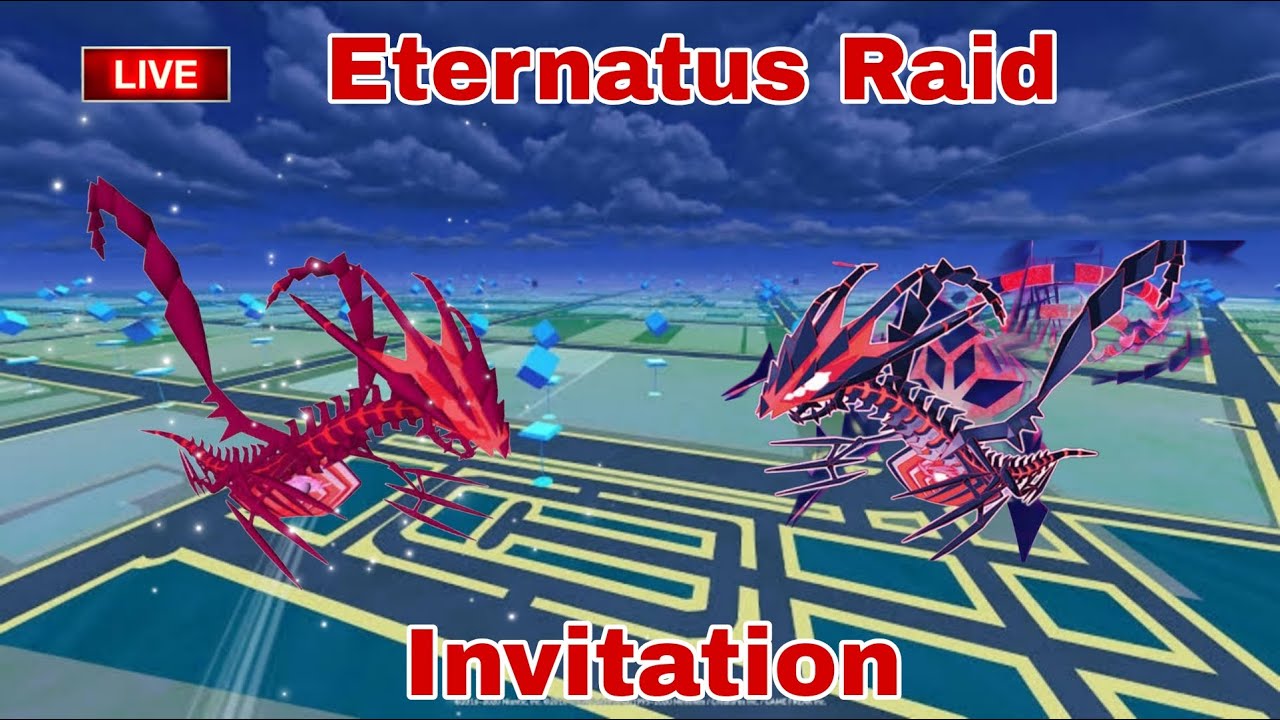 🔴Live Eternatus Raid invitation by #raj4t5 in #pokemon - YouTube