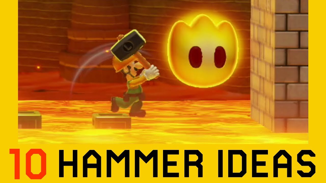 10 Ideas with the Super Hammer - Super Mario Maker 2 - YouTube