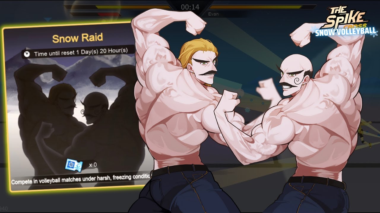 Snow Raid - Snow Volleyball Event Gameplay | The Spike Cross - YouTube