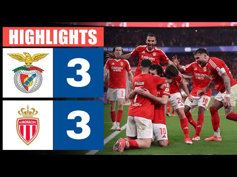 🔴 RÉSUMÉ : Benfica vs Monaco 3 - 3 | HIGHLIGHTS | UEFA Champions League 2024/25