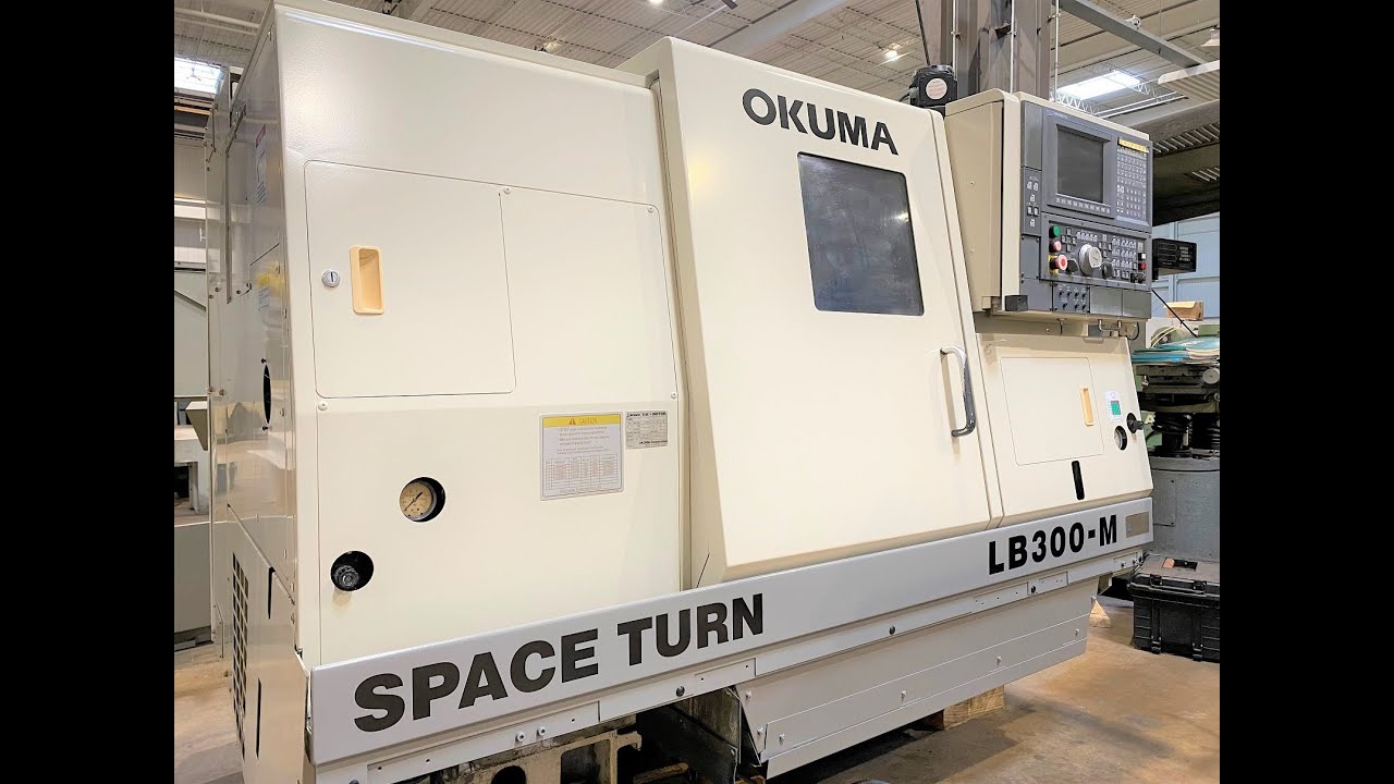 Okuma Model Space Turn LB300 M Live Tool CNC Lathe 2000 ...