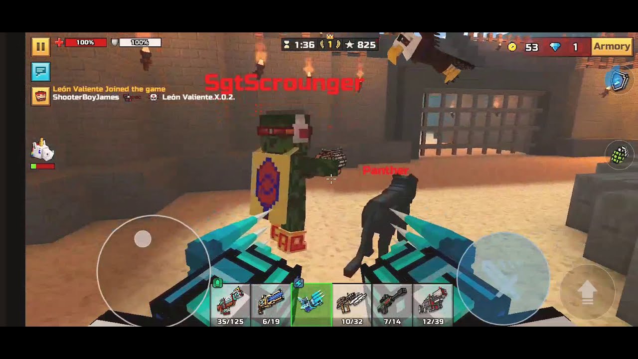 EPIC FIGHTS IN BATTLE ARENA[pixel gun 3d] - YouTube