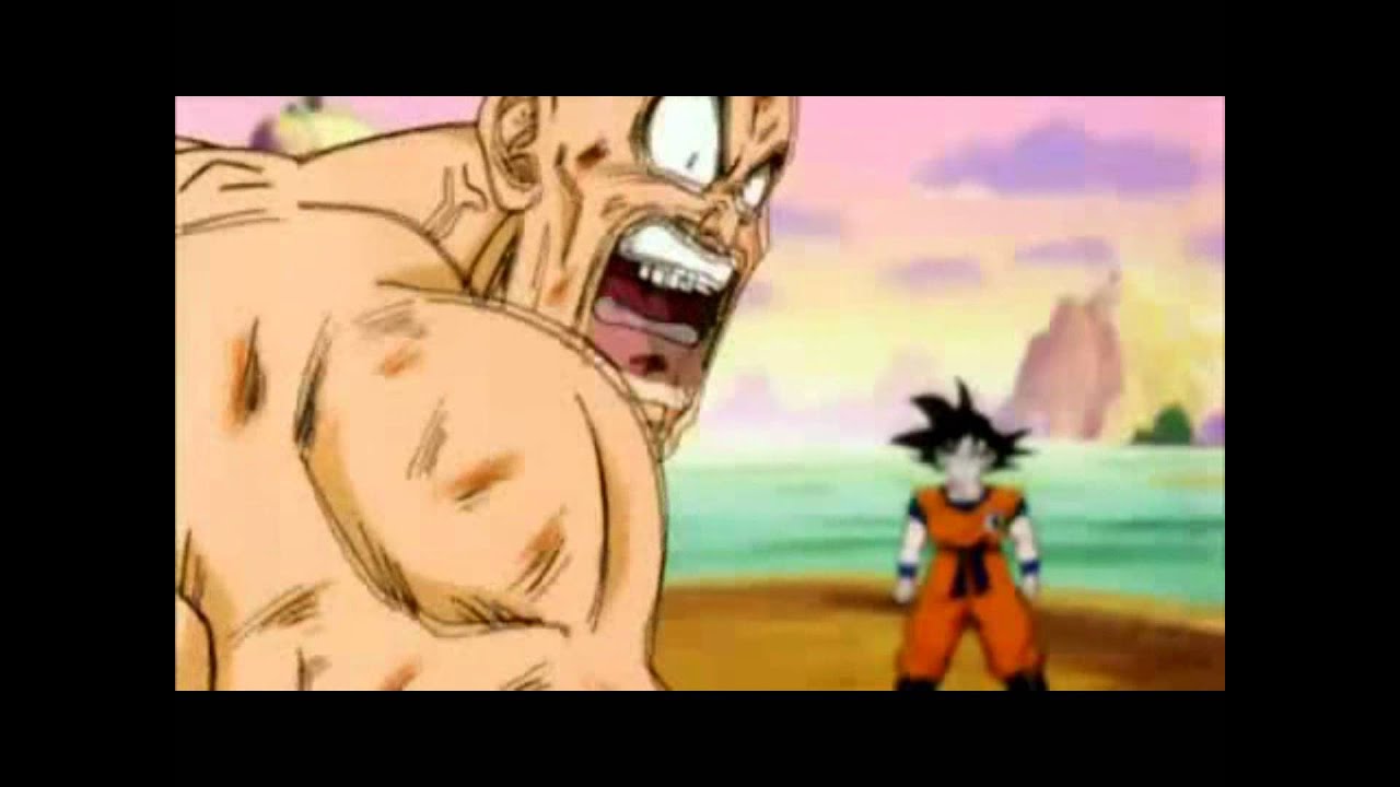 Over 9000 Vegeta vs Nappa Remastered LMFAO - YouTube