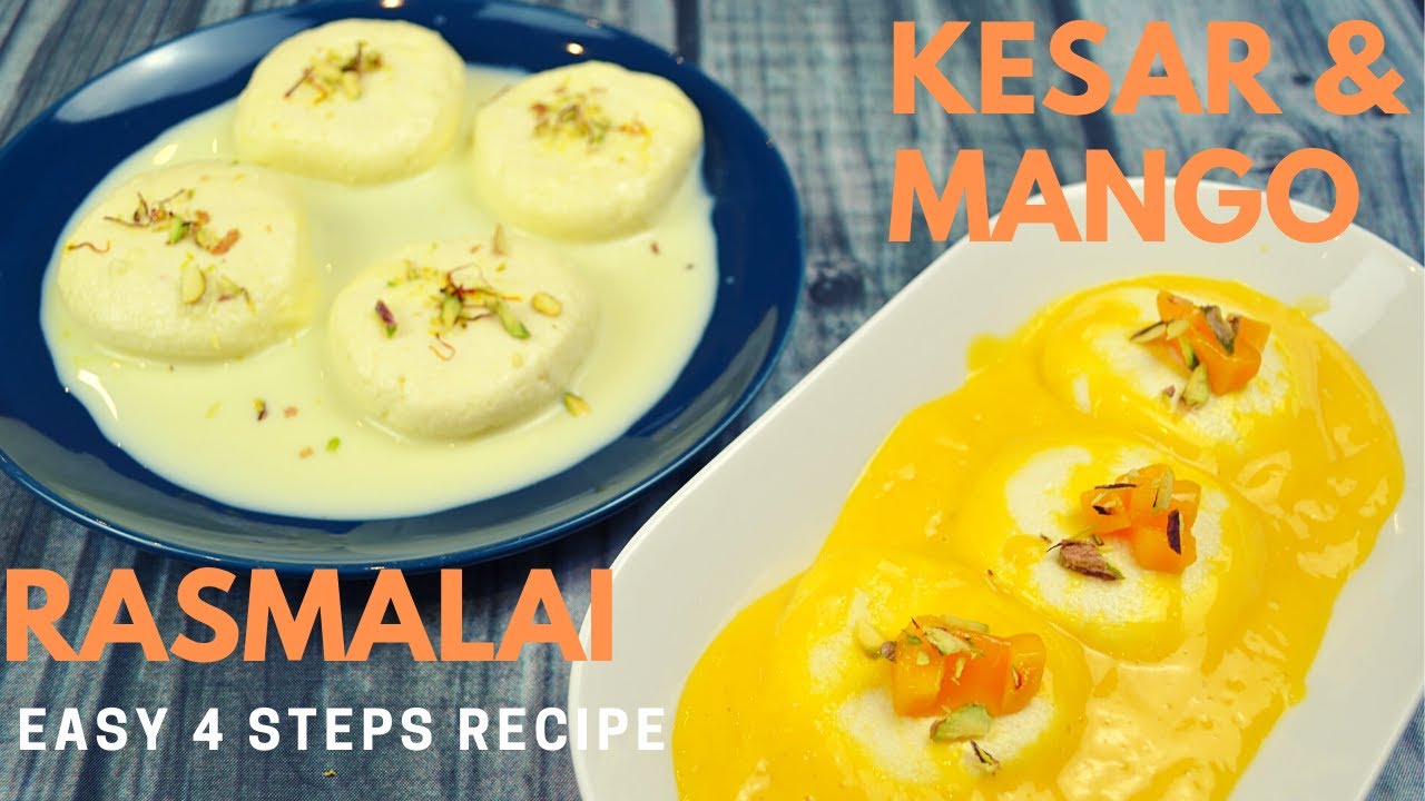 Kesar Rasmalai |How to make Mango Rasmalai|Homemade Soft Rasmalai|Easy ...