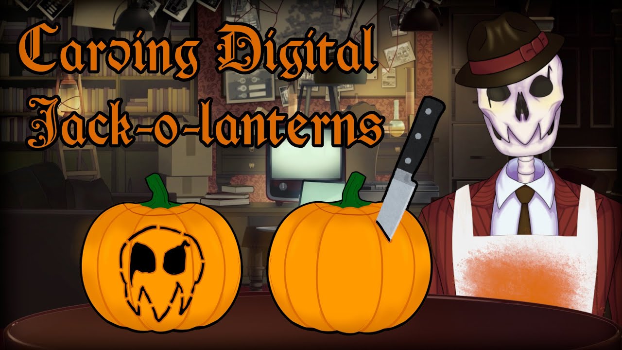 Let's make some Digital Jack-o'-Lanterns! | Art Stream - YouTube