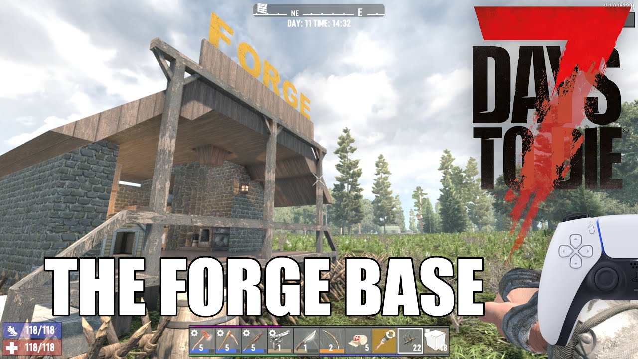 Forge Base Pt2 | 7 Days To Die Console Vanilla PS5 (8) - YouTube