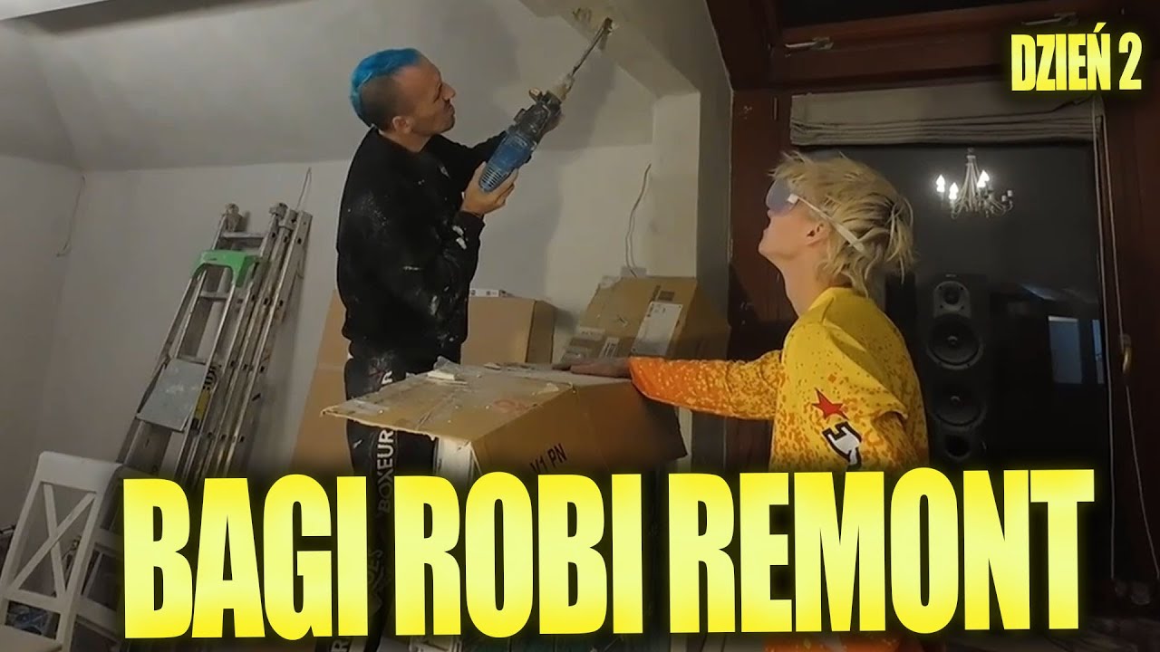 SUCHAR JAK WYGLĄDA PRACA BAGIETY ZA 200ZŁ/H | REMONT U KOSTKA DZIEŃ 2 ...