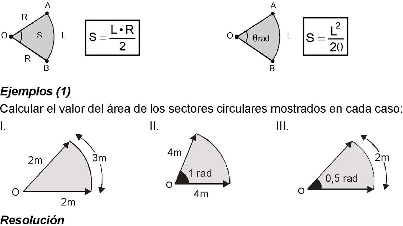 Longitud de Arco Trigonometría Ejercicios Resueltos de nivel 1 ...